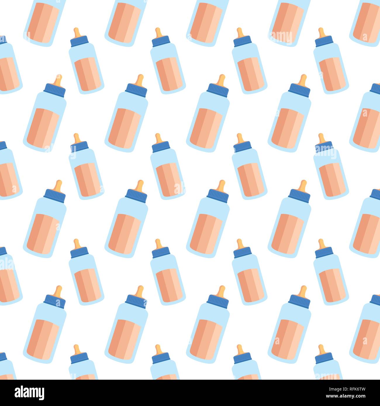 milk bottles baby pattern Stock Vector Image & Art - Alamy