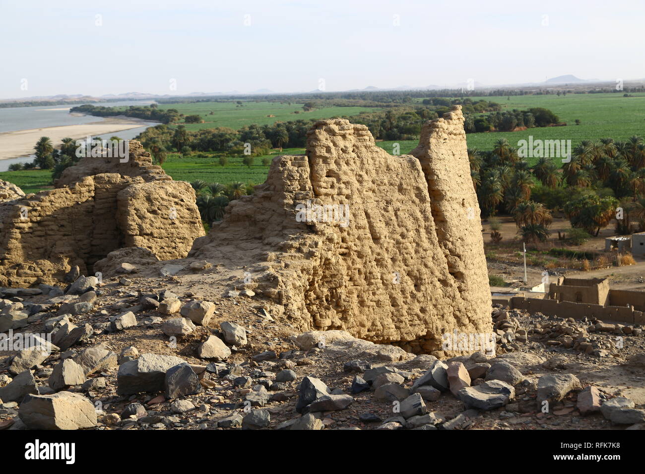 in africa sudan kerma the antique city of the nubians near the nilo and ...