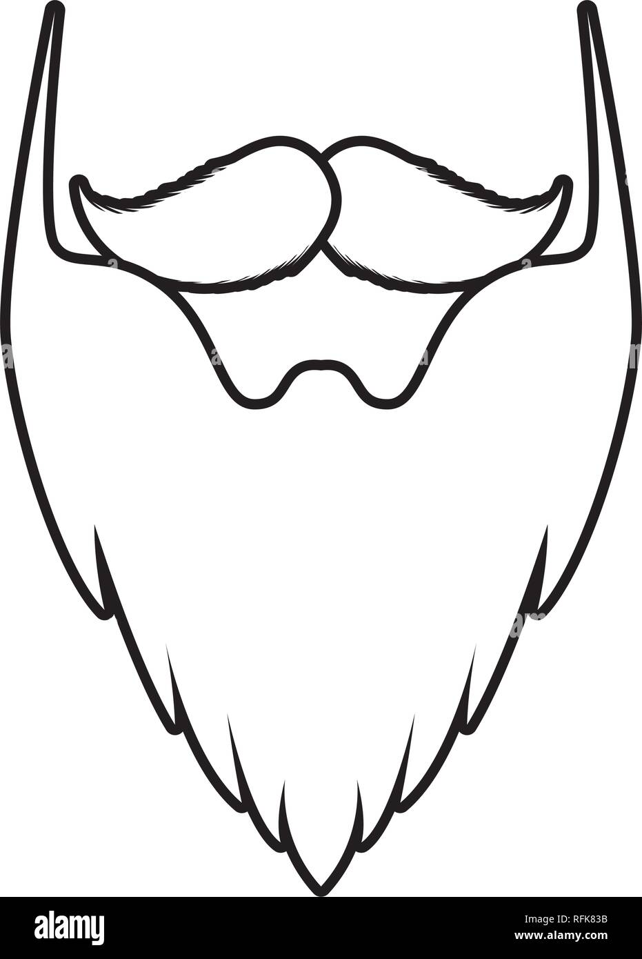 mustache and beard elf Stock Vector Image & Art - Alamy