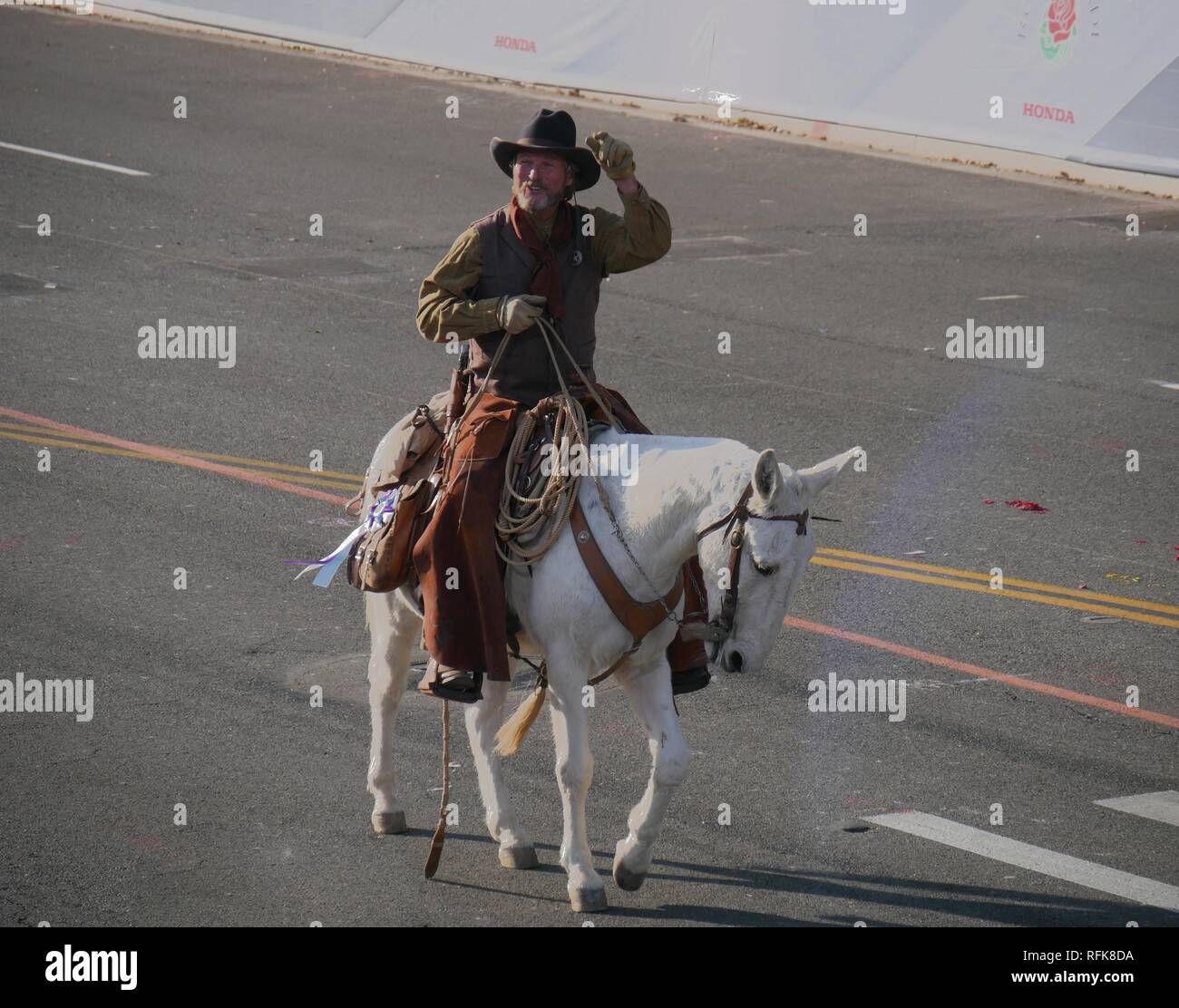 PASADENA, CALIFORNIA—JANUARY 1, 2018: A Ramona-California’s official ...