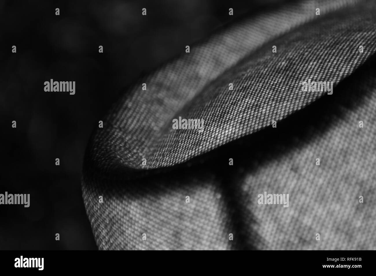 Light coming through holes of fabric texture with close up view Stock ...