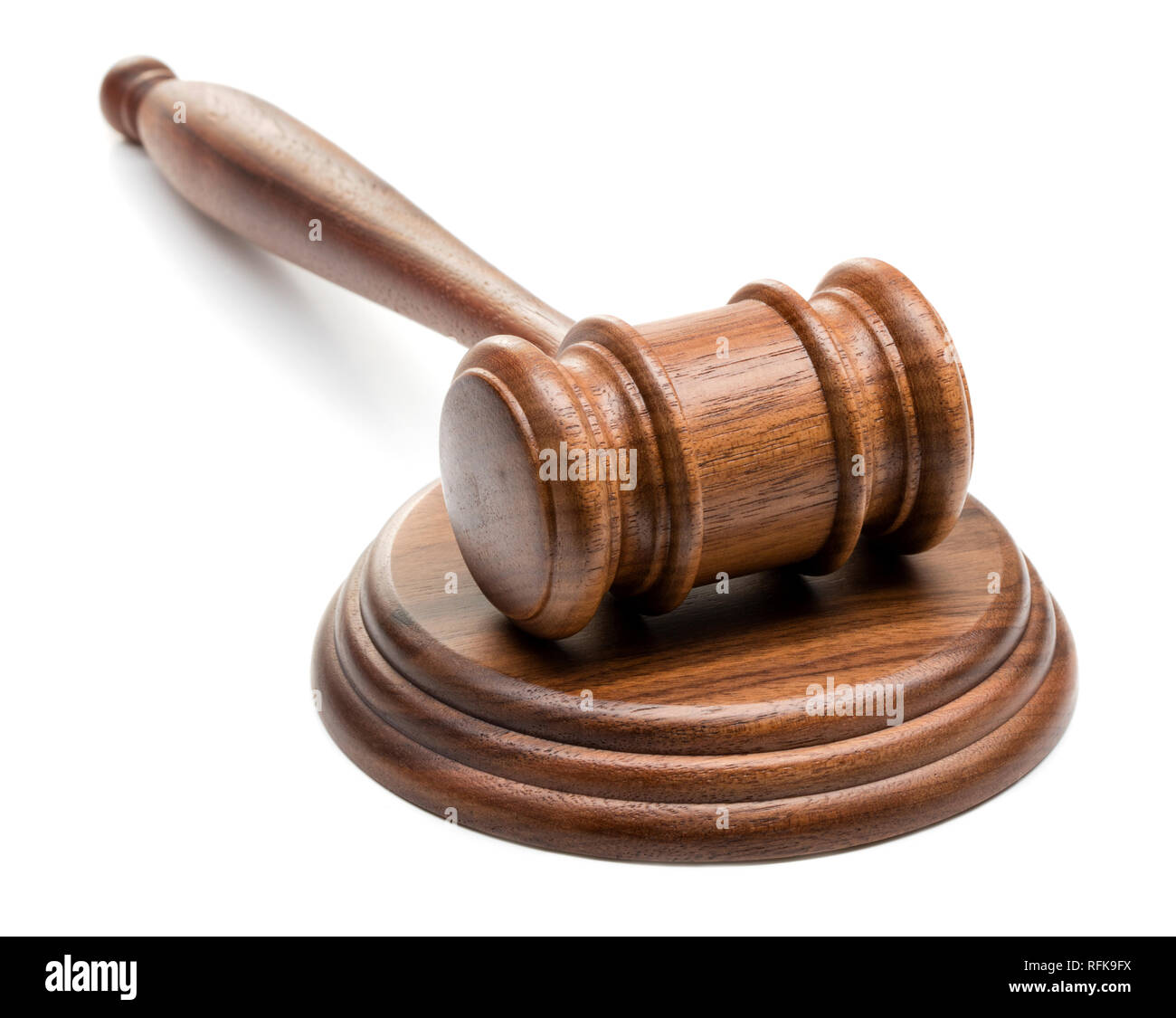 Wooden gavel isolated on hi-res stock photography and images - Alamy