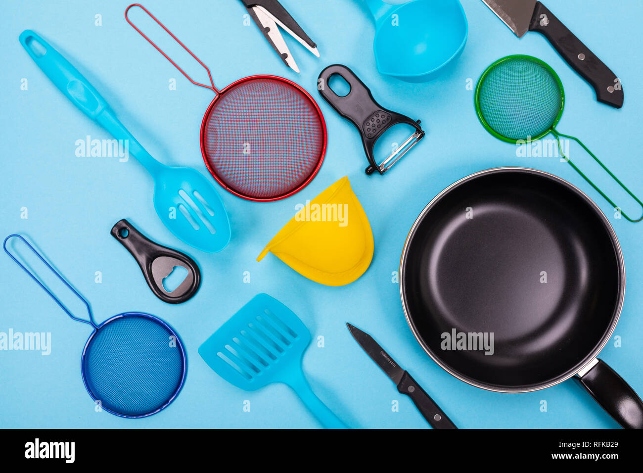 Cooking utensils bright isolated hi-res stock photography and images ...