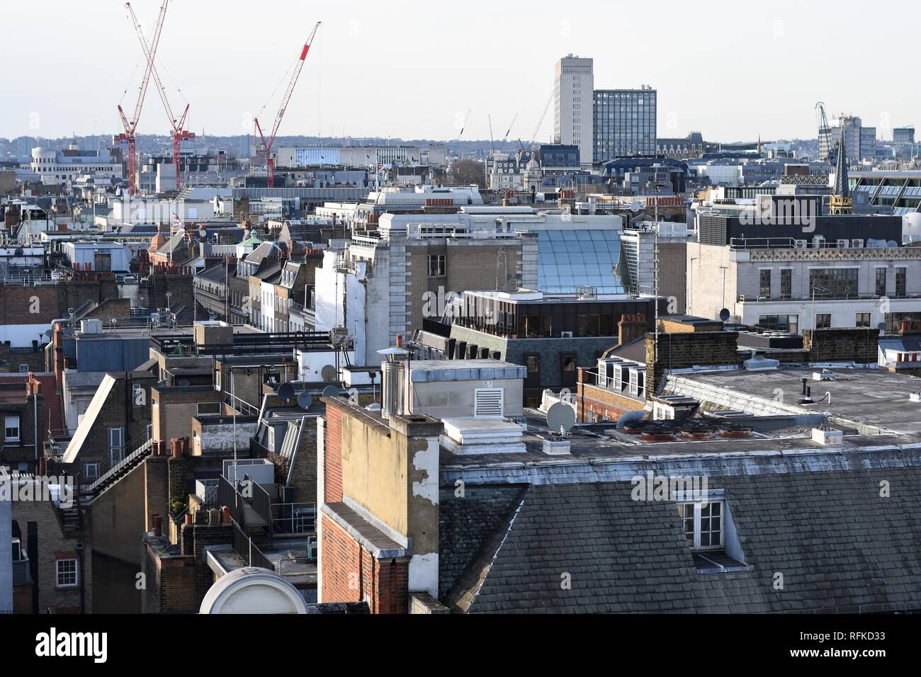 City roof tops hi-res stock photography and images - Alamy