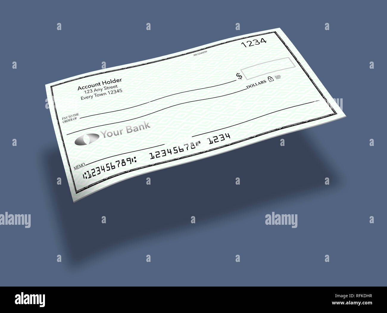 Fake cheque hi-res stock photography and images - Alamy