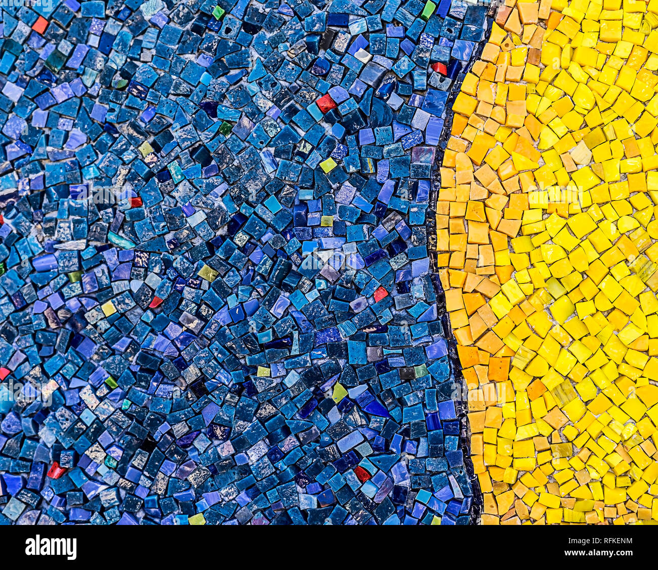 Small mosaic tiles close up pattern Stock Photo - Alamy