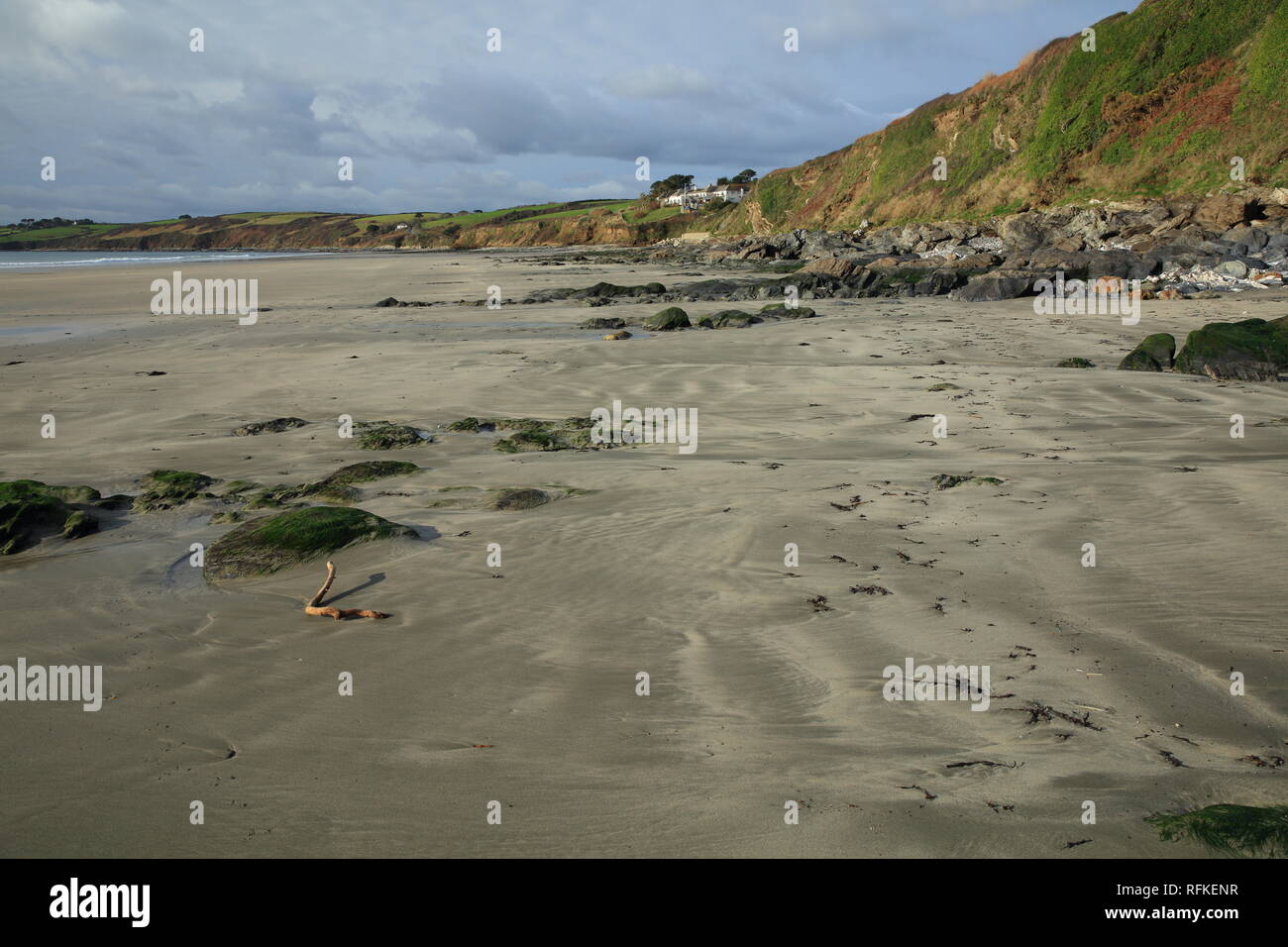 Carne beach roseland peninsula cornwall hi-res stock photography and ...
