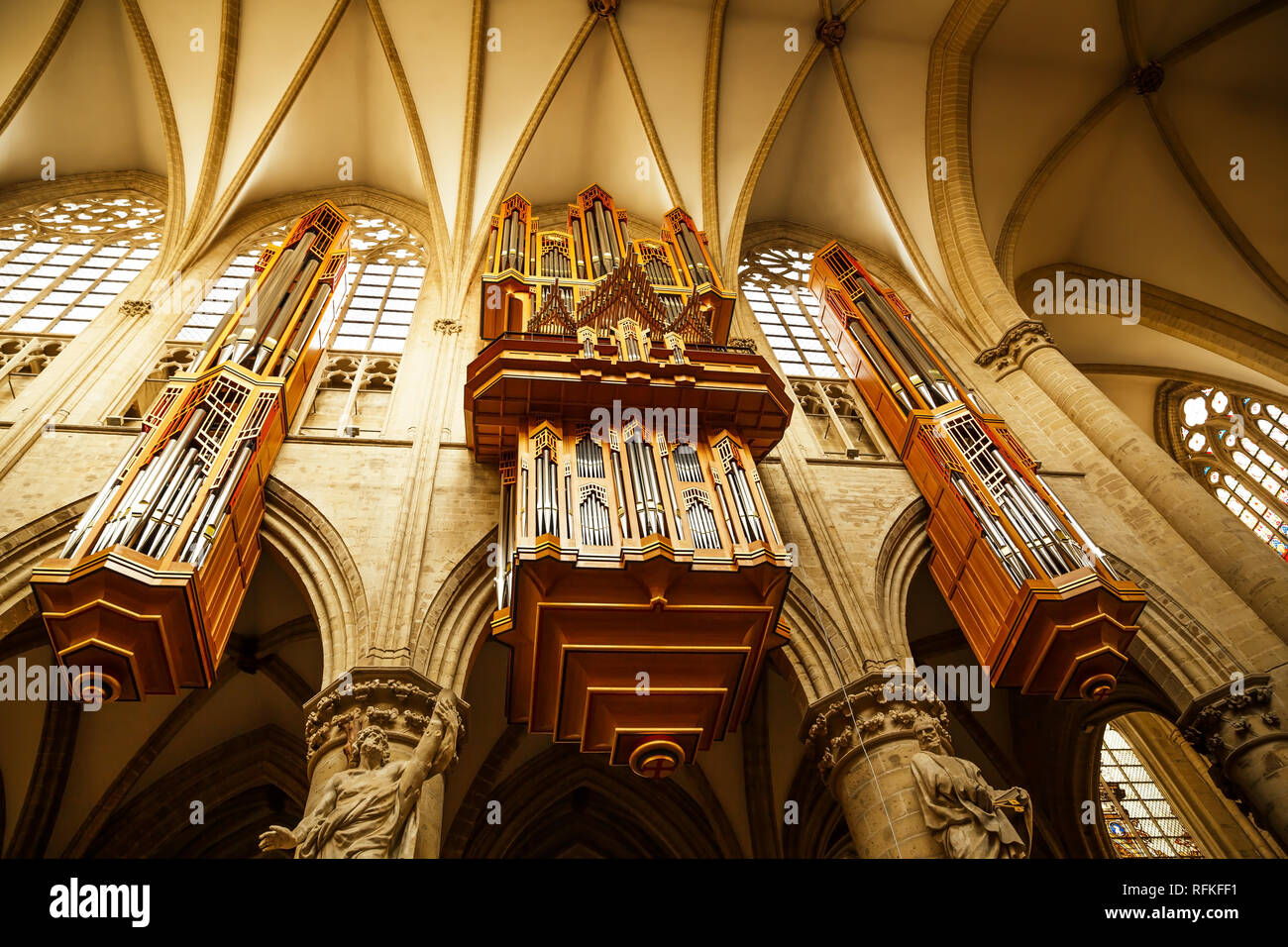 Europe medieval music pipe organ hi-res stock photography and images ...