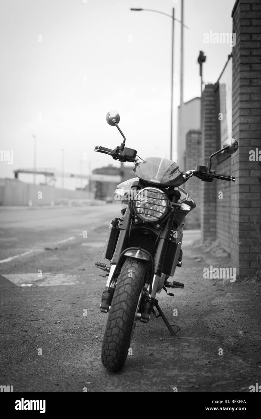 Moto urban style Black and White Stock Photos & Images - Alamy