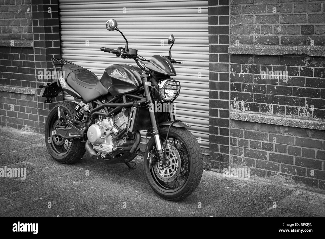 Moto urban style Black and White Stock Photos & Images - Alamy