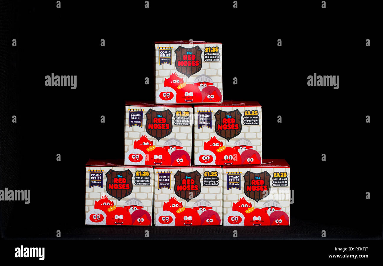 Red nose day comic relief 2019 hi-res stock photography and images - Alamy