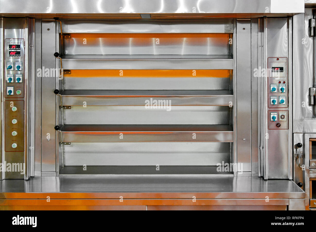 Bakery baking machine oven with four levels Stock Photo - Alamy