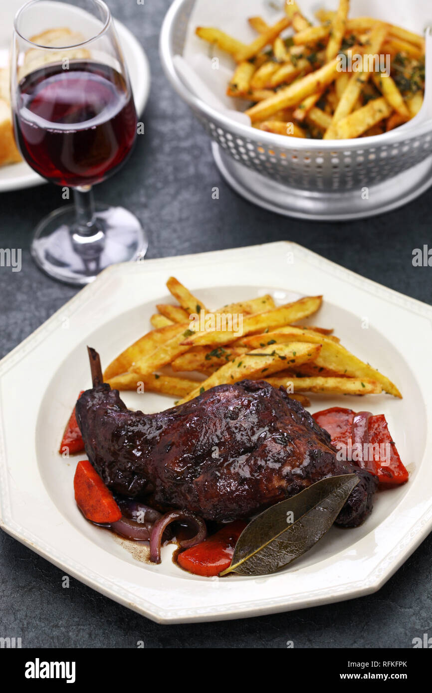 Baguette french fries hi-res stock photography and images - Alamy