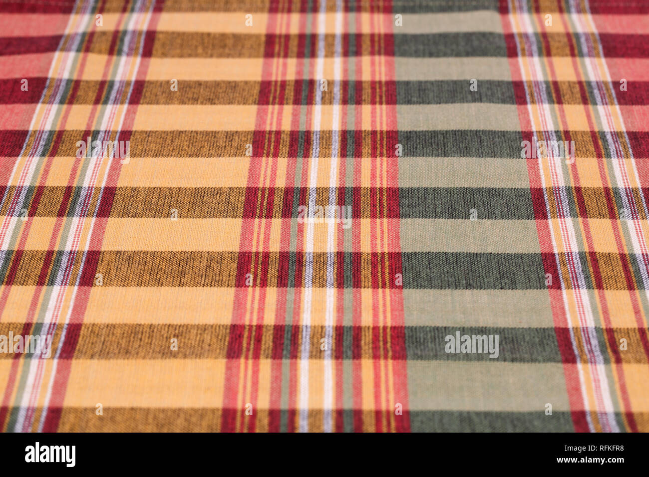 Striped tablecloth texture as a background, closeup picture Stock Photo ...