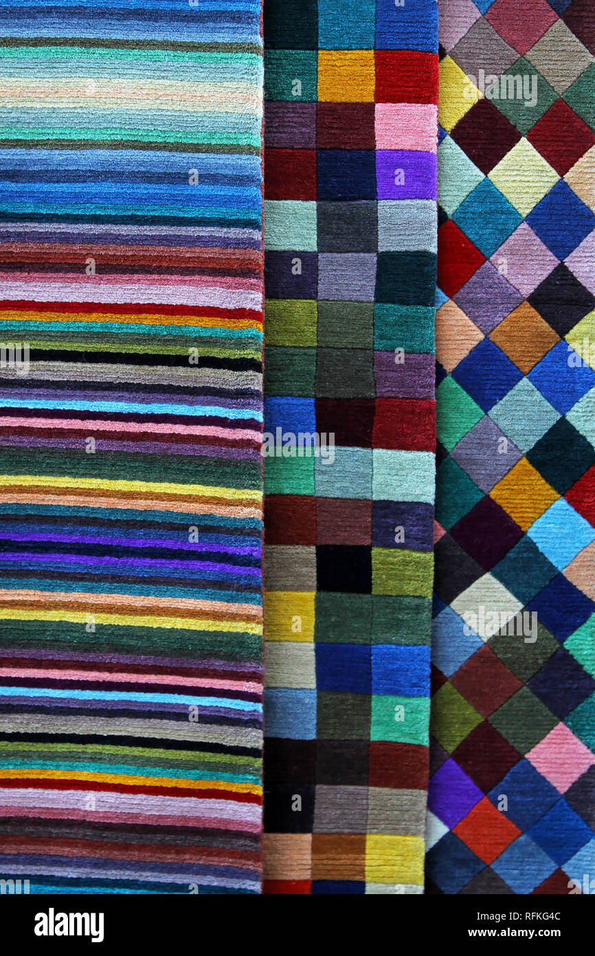 Artistic colorful patchwork background with rectangles and stripes ...