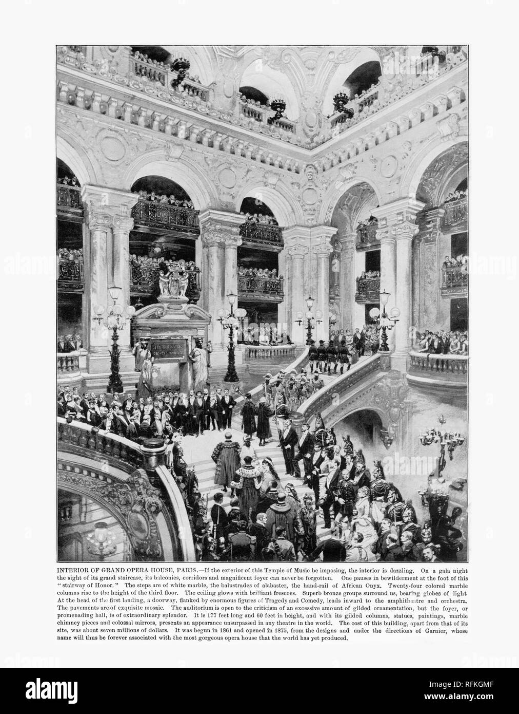 19th century grand staircase Cut Out Stock Images & Pictures - Alamy