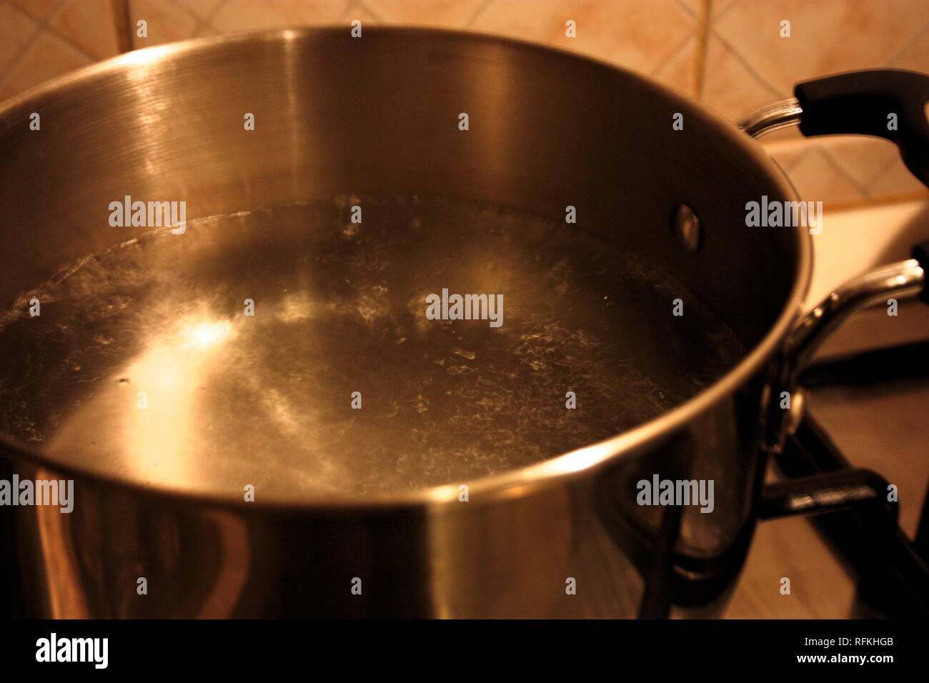 Hot boiling liquid soup in hi-res stock photography and images - Alamy