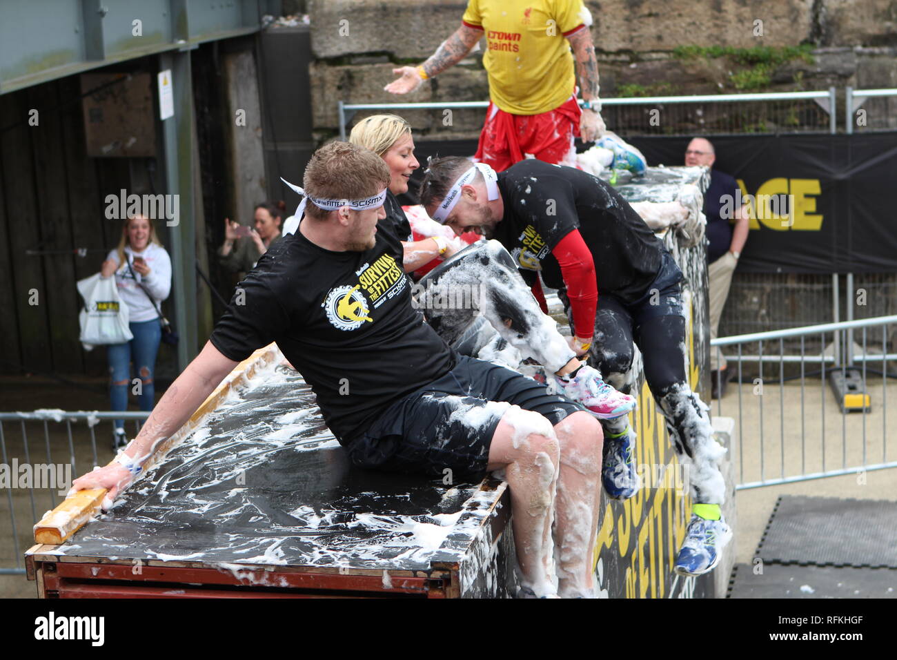 Mens health survival of the fittest hi-res stock photography and images ...