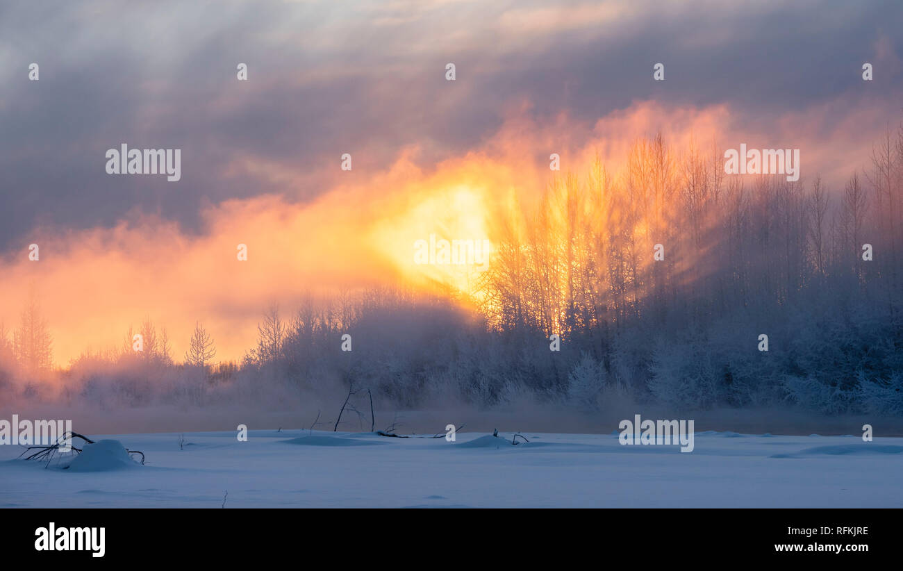 Steam rising from river hi-res stock photography and images - Alamy