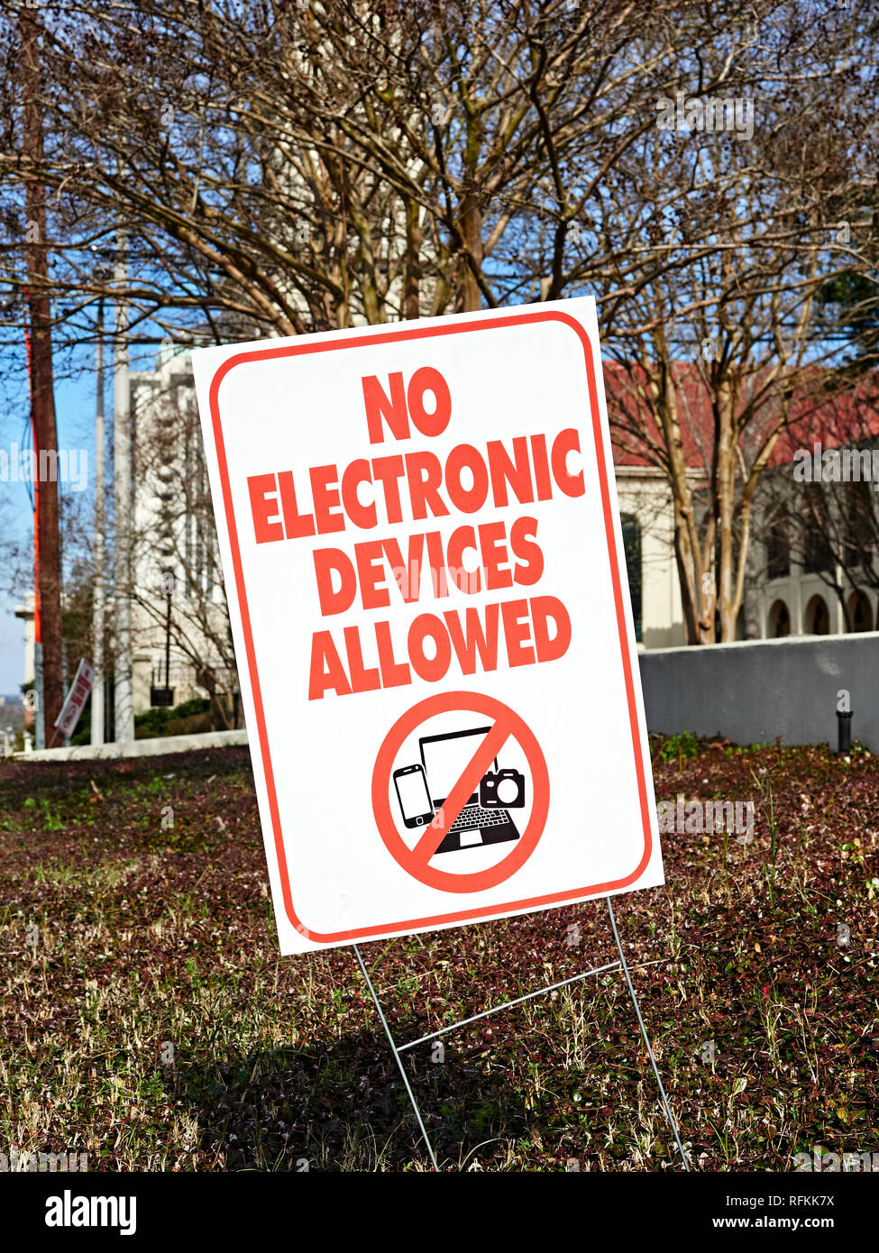 No Personal Electronic Devices