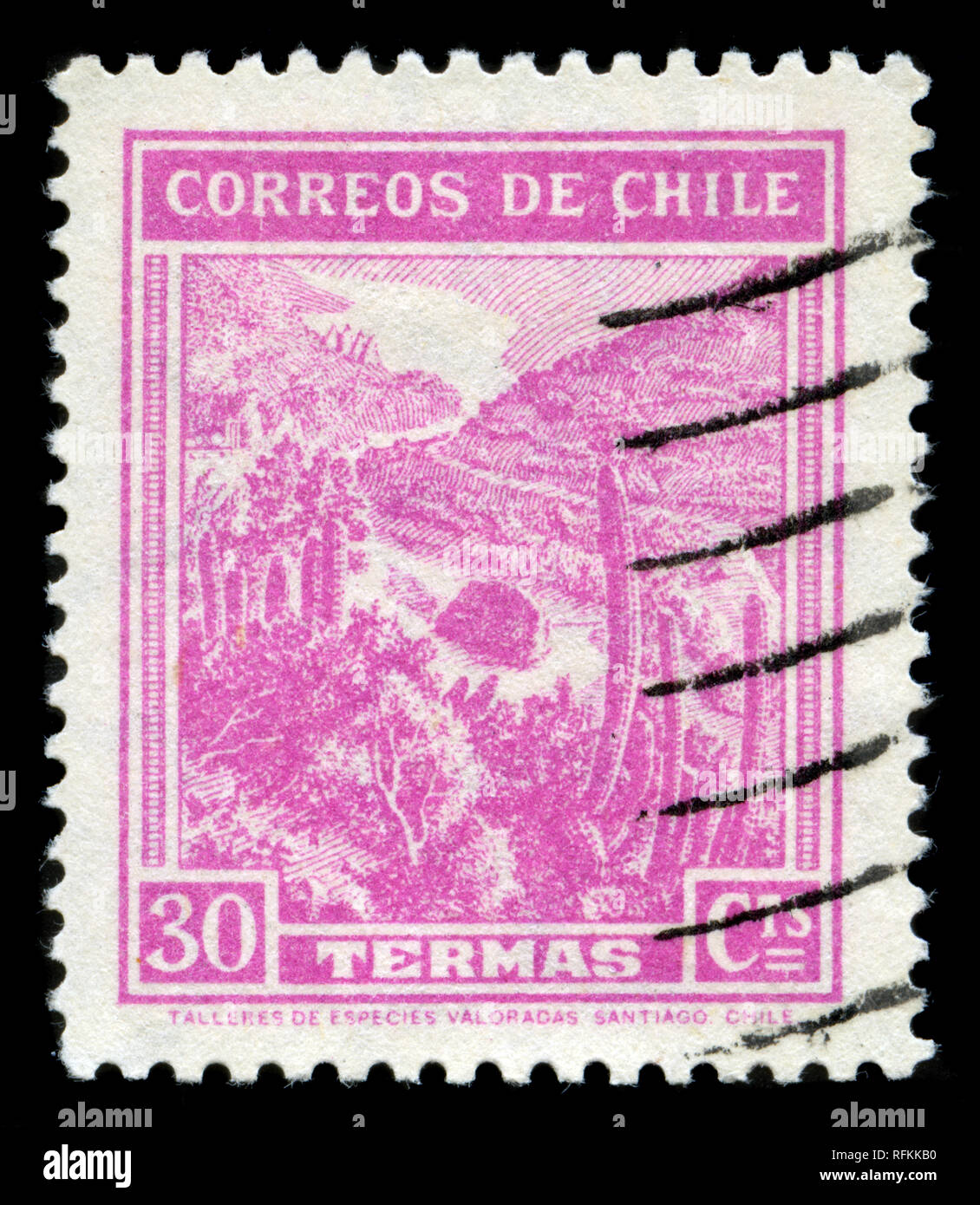 Postage stamp chile hi-res stock photography and images - Alamy