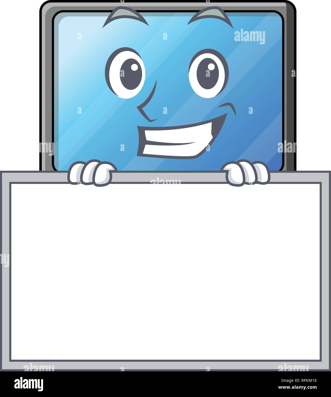 Cartoon character tv display board Stock Vector Images - Alamy