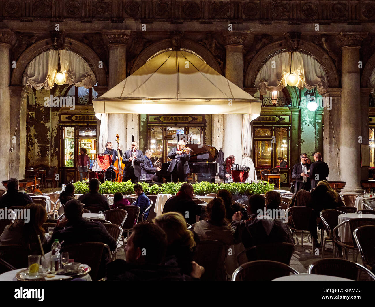 Classic music concert at Piazza San Marco / St. Mark's Square, Venice ...
