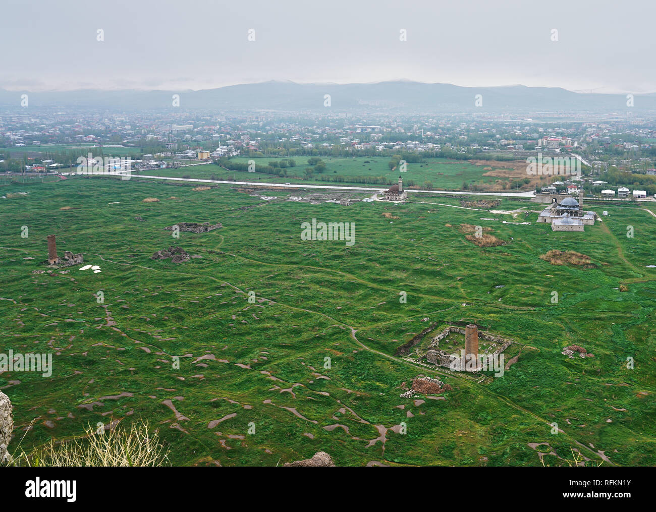 View from Van Castle, Turkey Stock Photo - Alamy