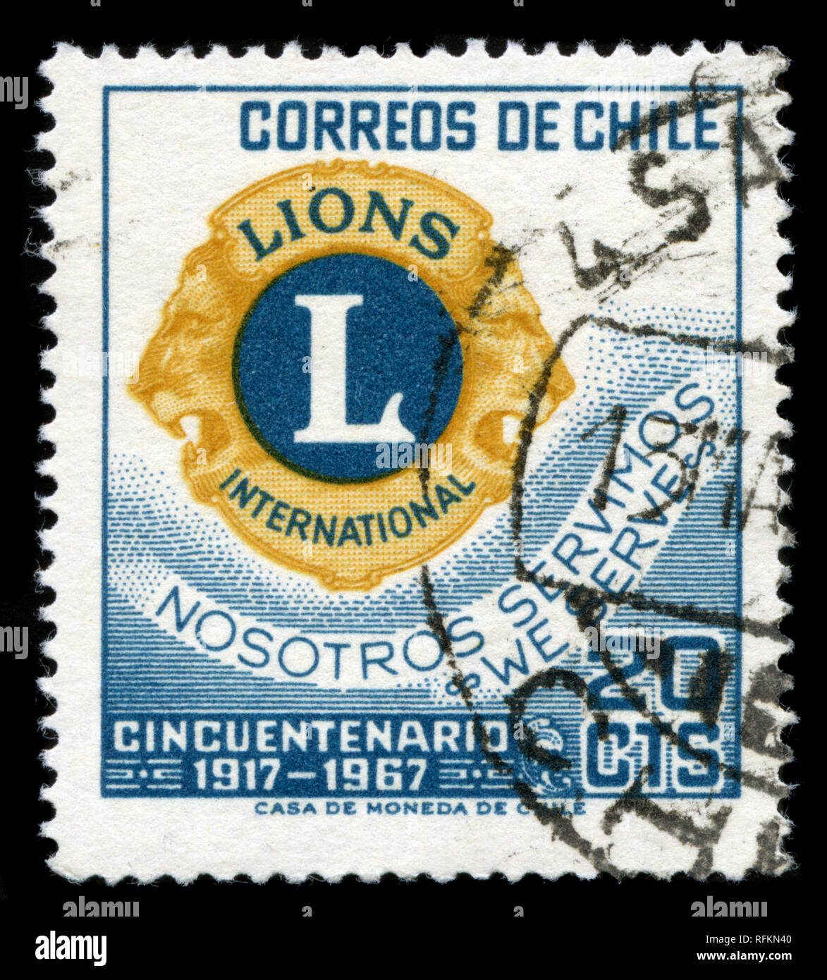 Postage stamp chile hi-res stock photography and images - Alamy