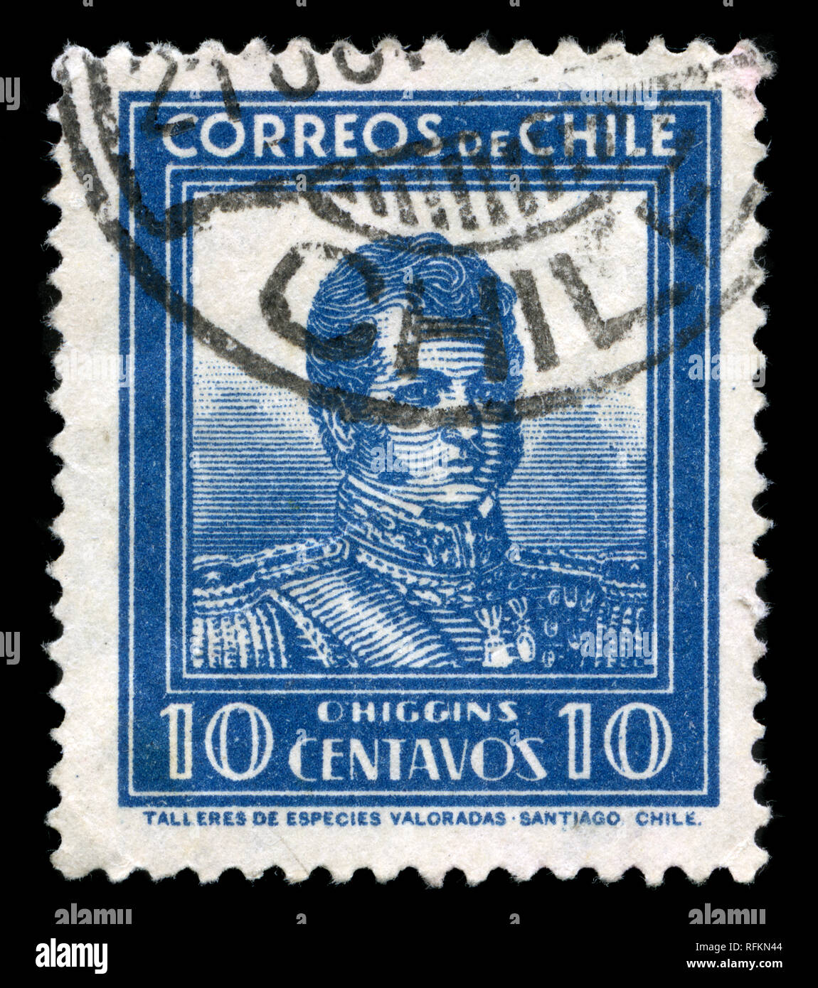 Postage stamp chile hi-res stock photography and images - Alamy