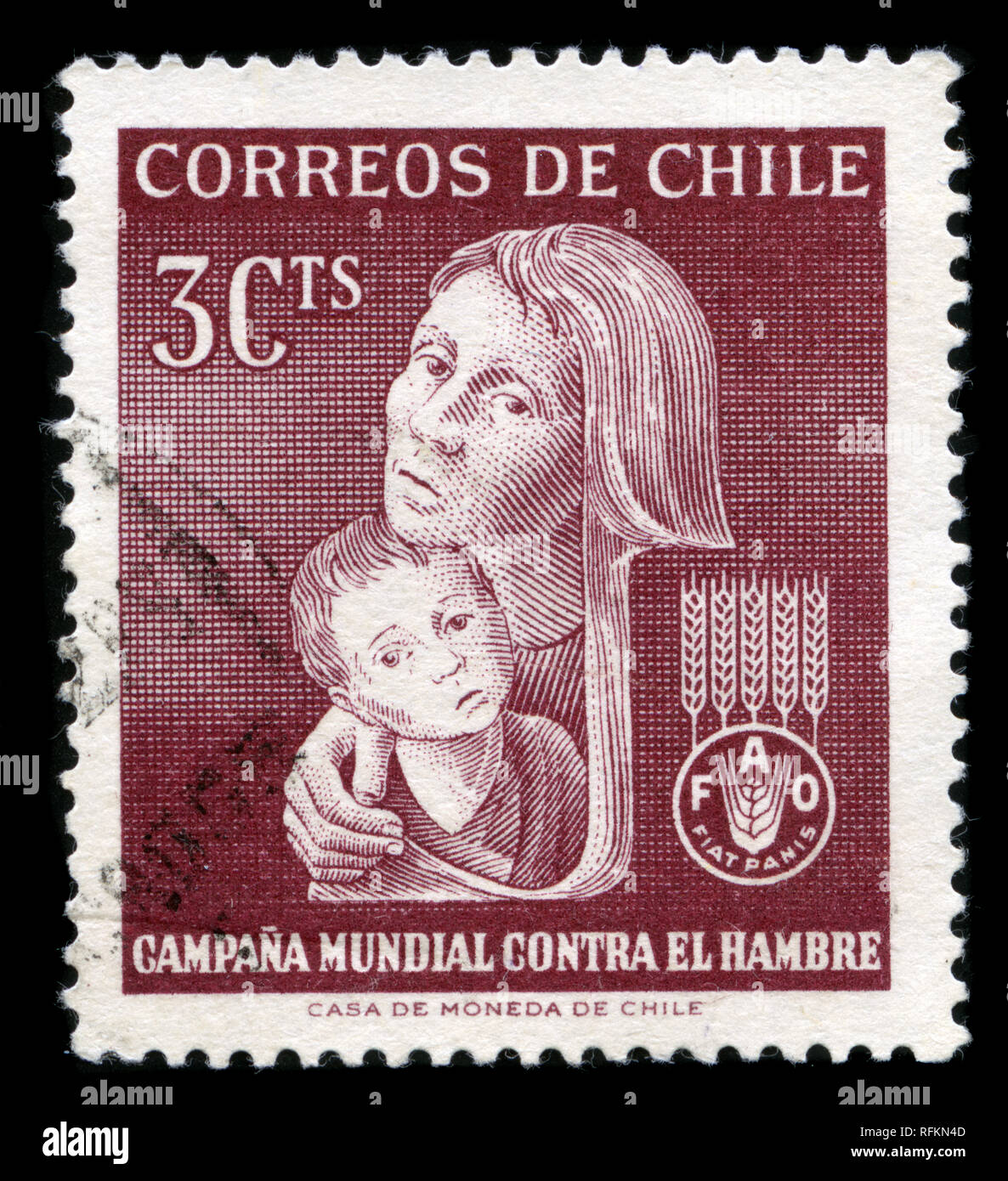 Postage stamp chile hi-res stock photography and images - Alamy