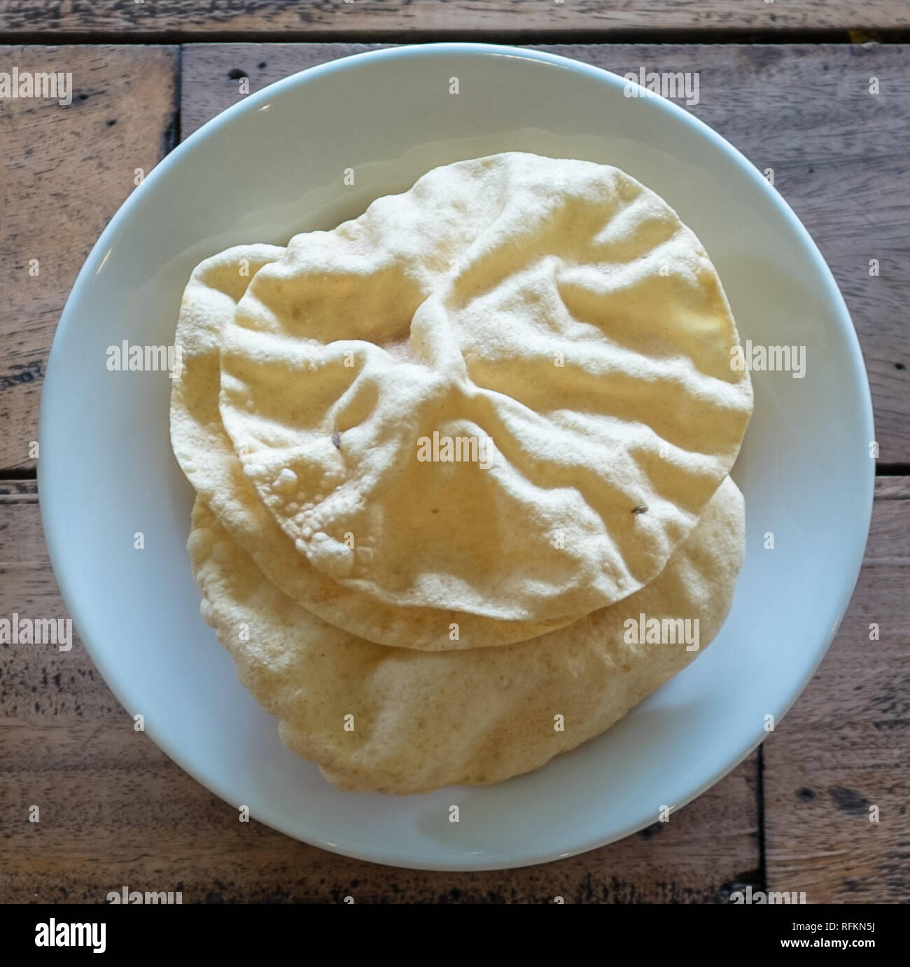 Papadam, a traditional Indian snack Stock Photo - Alamy