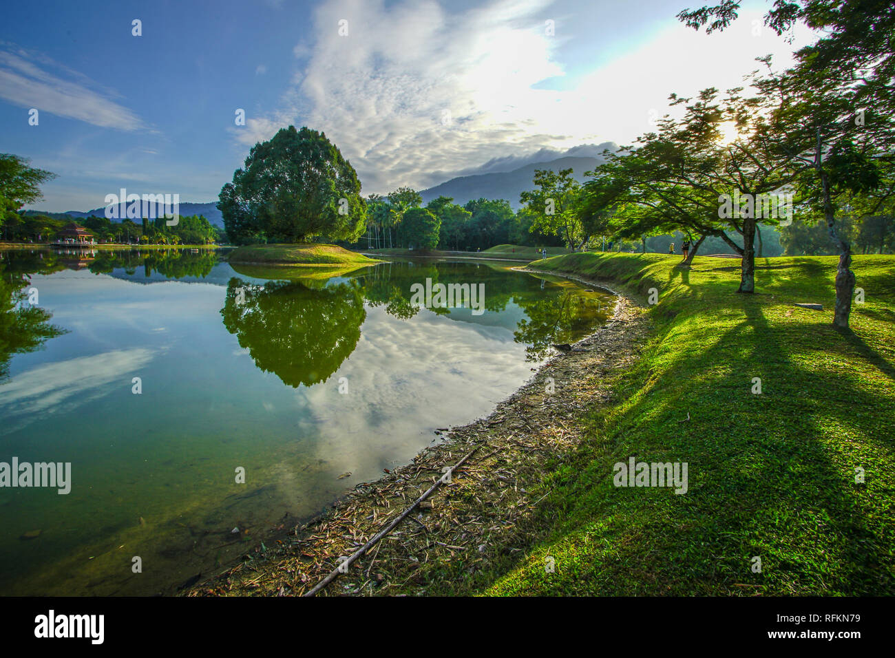 Beautiful Taiping Lake Gardens, Malaysia Stock Photo - Alamy