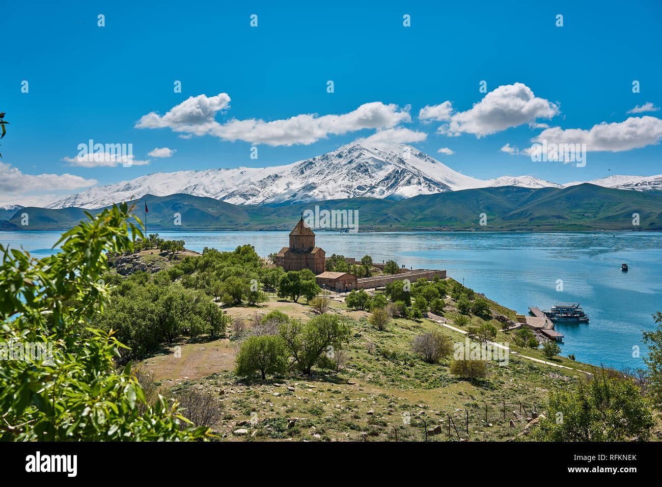 Akdamar Church (the Church of the Holy Cross) is located on ... Akdamar ...
