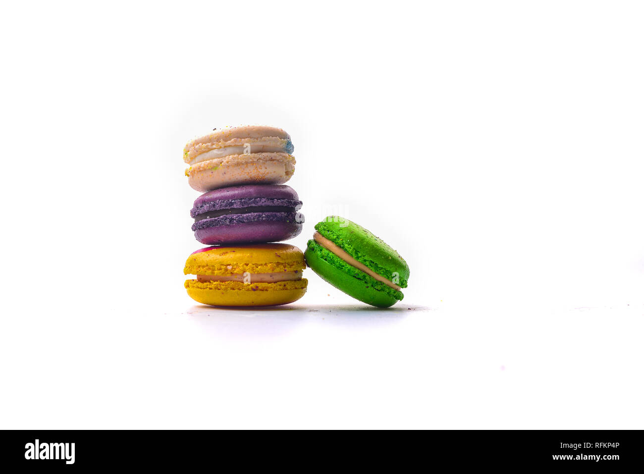 Macaron cup coffee Cut Out Stock Images & Pictures - Alamy
