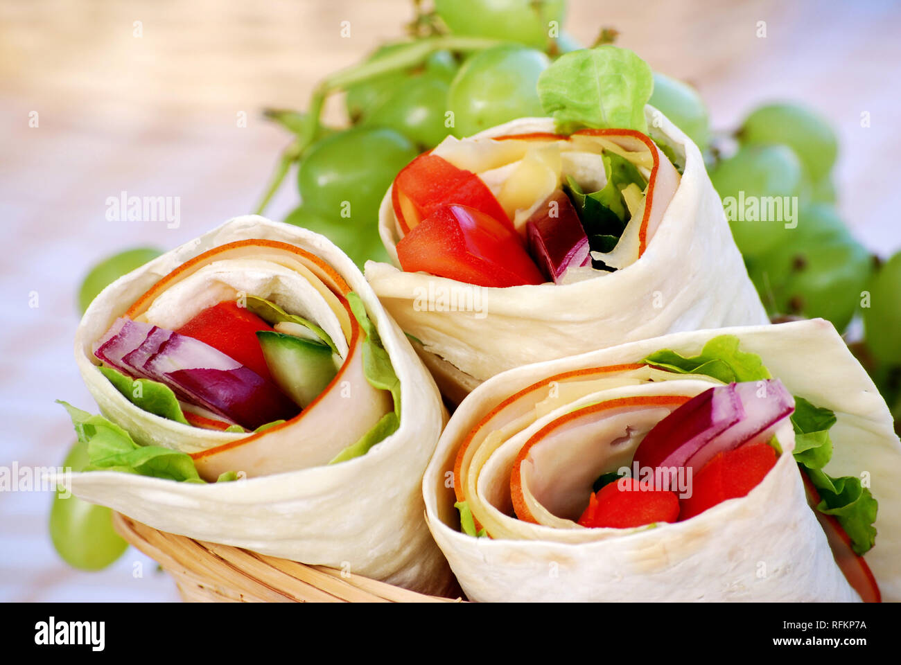 Wrap sandwiches hi-res stock photography and images - Alamy