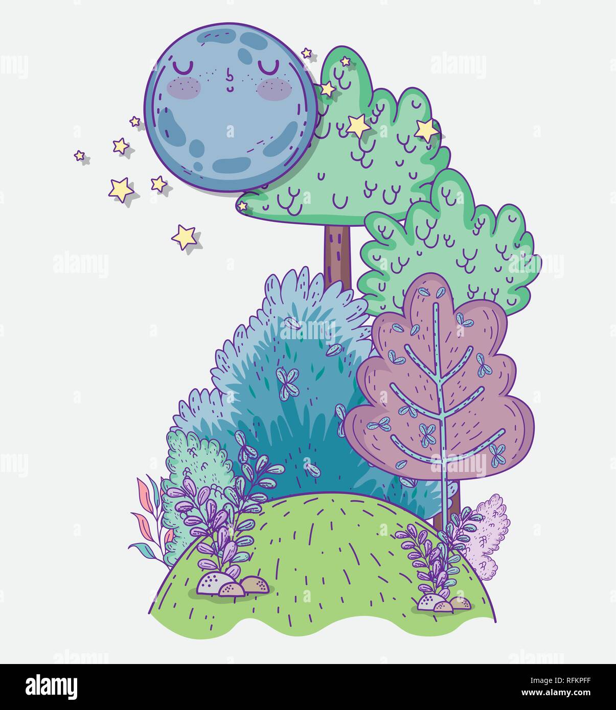 Spring weather in mountain Stock Vector Images - Alamy