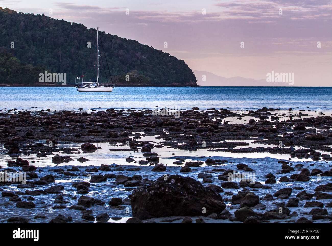 Morning at Datai Beach Langkawi Stock Photo - Alamy