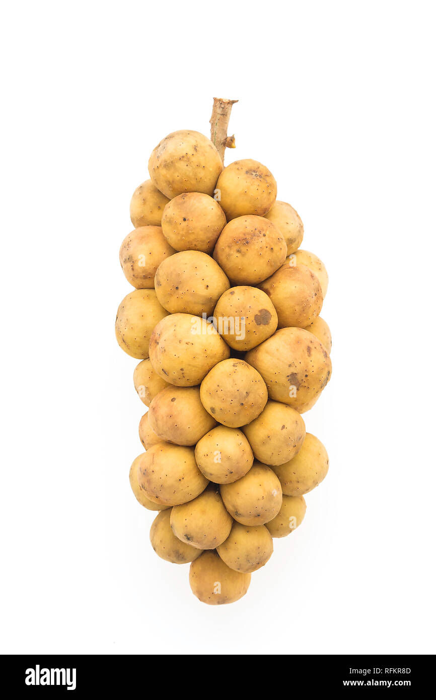 Longkong , langsat , Lanzones fruit isolated on white background Stock ...