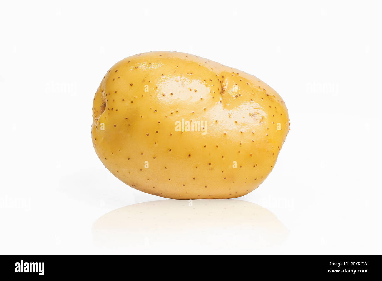 potato on white background Stock Photo - Alamy