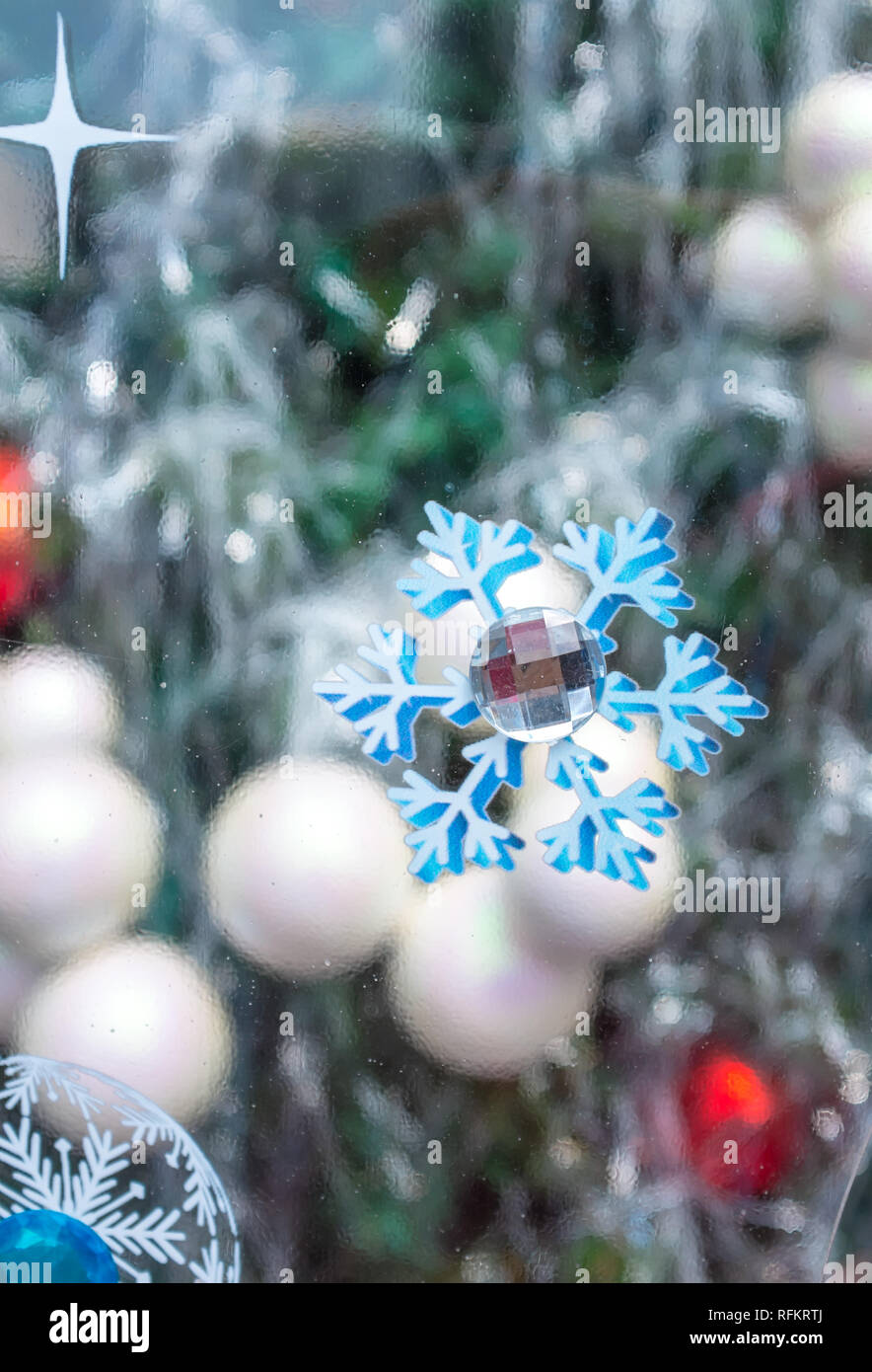 Christmas theme background glass hi-res stock photography and images ...