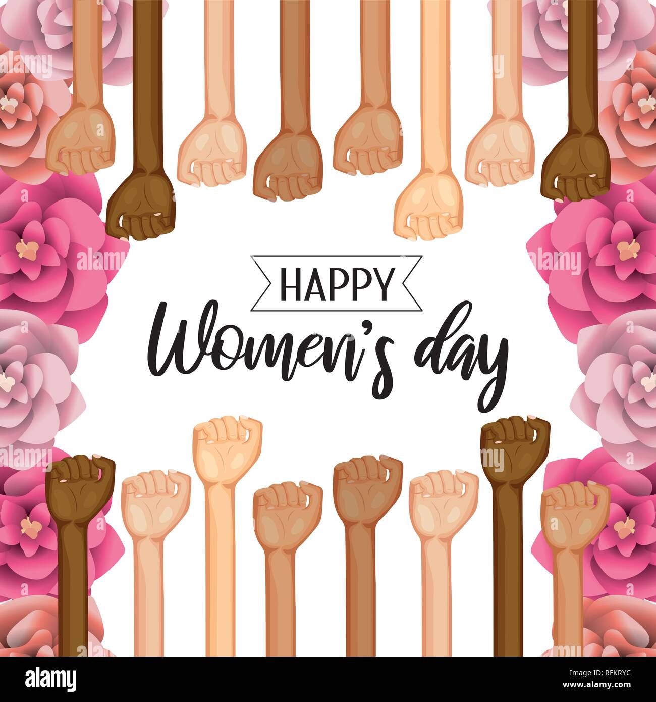 Womens hands up Stock Vector Images - Alamy