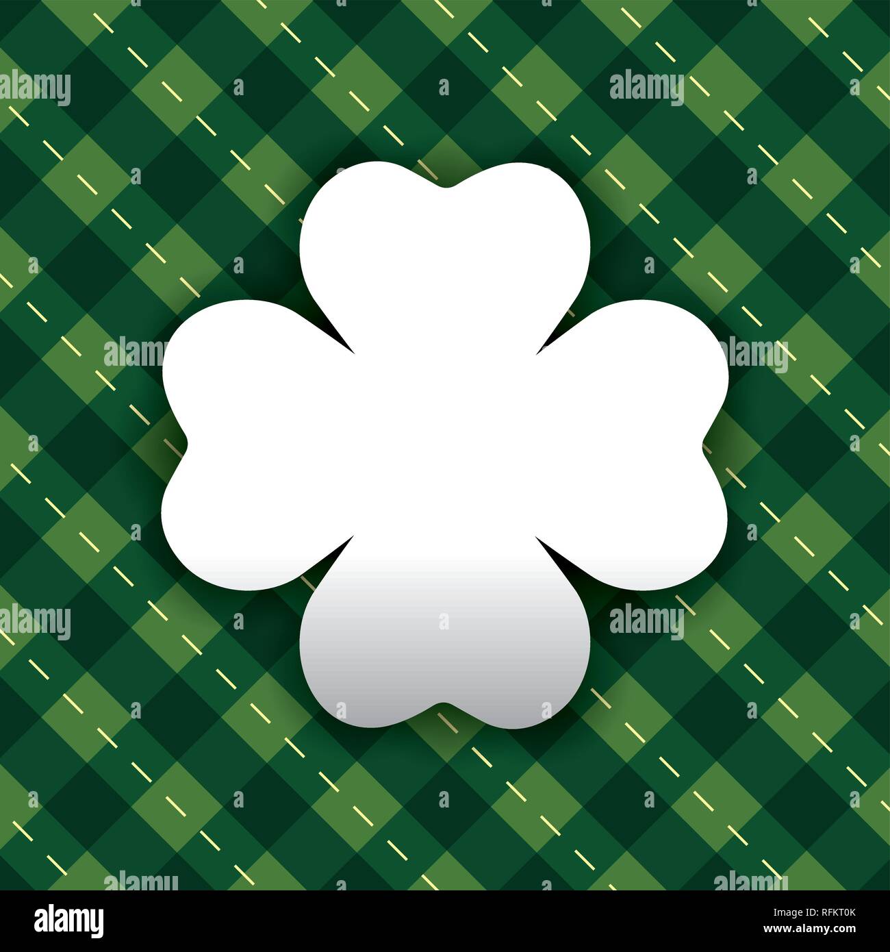 nature label clover exotic plant Stock Vector Image & Art - Alamy