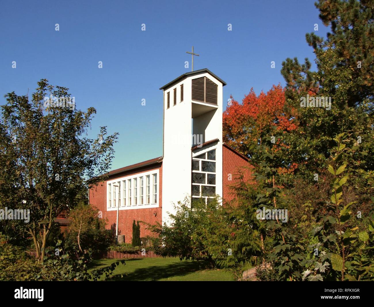 Badenhausen Kirche Bonifatius SW Stock Photo - Alamy