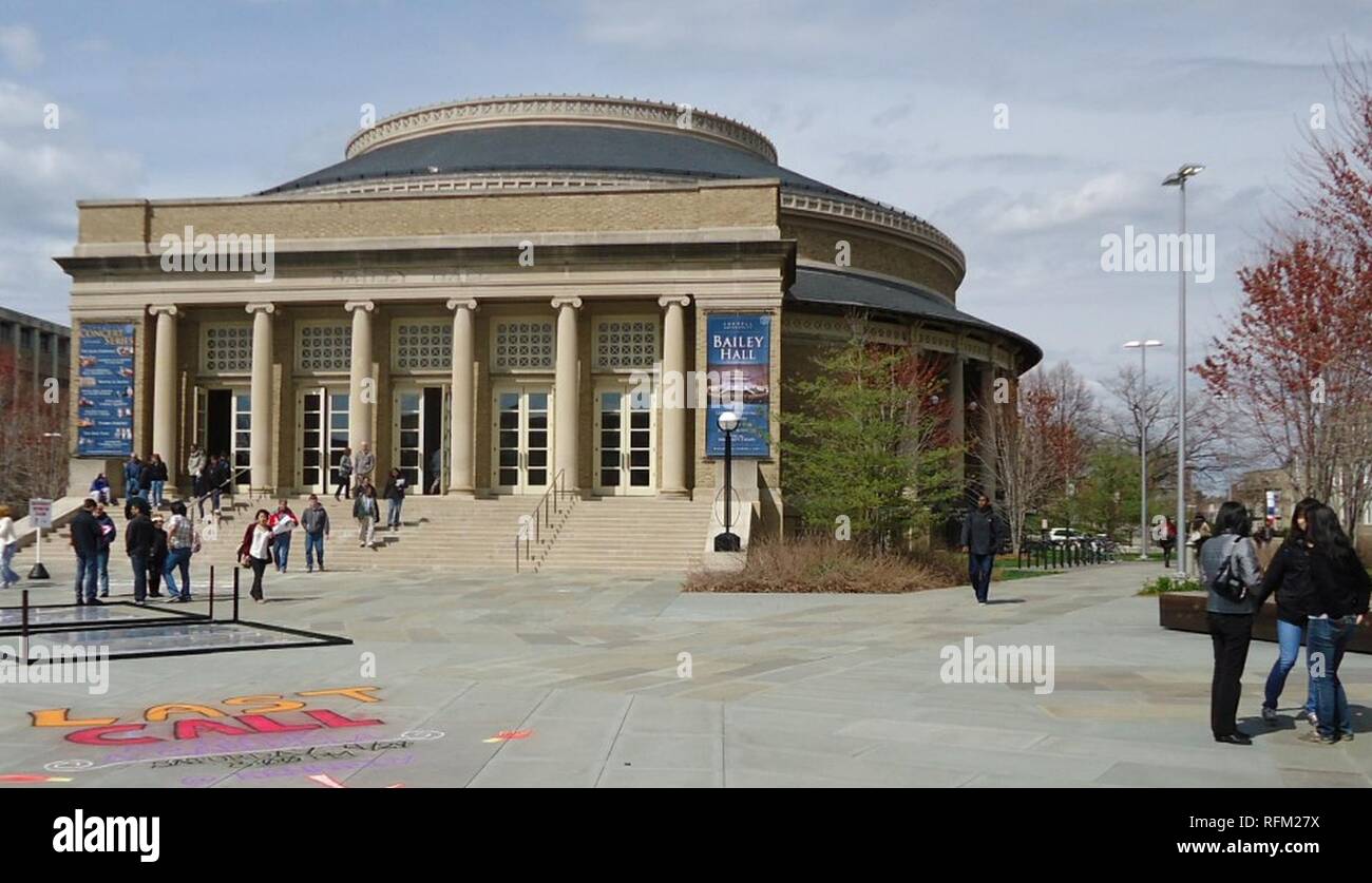 Bailey Hall auditorium at Cornell University Stock Photo - Alamy