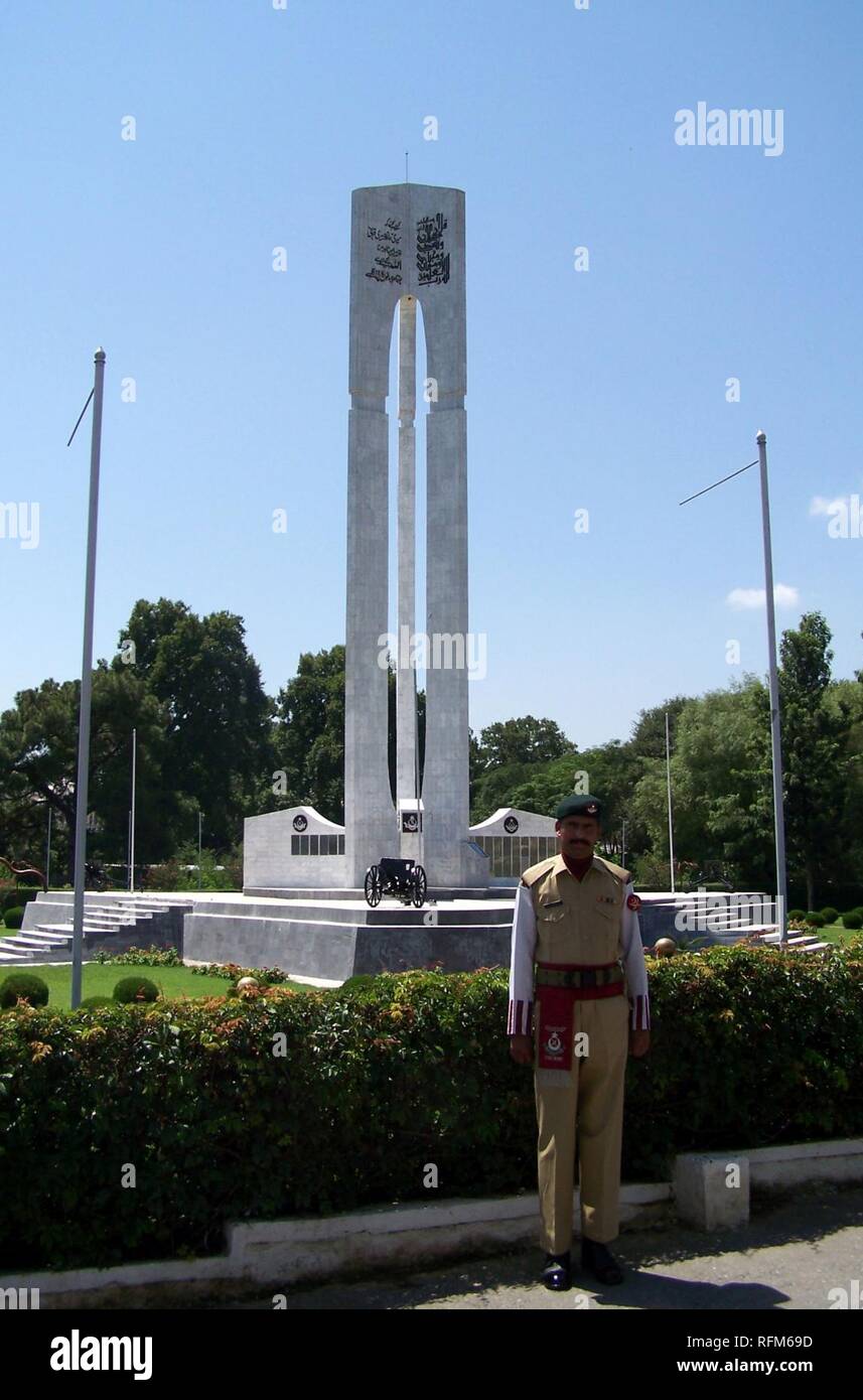Baloch Regiment War Memorial, Abbottabad, Pakistan Stock Photo - Alamy