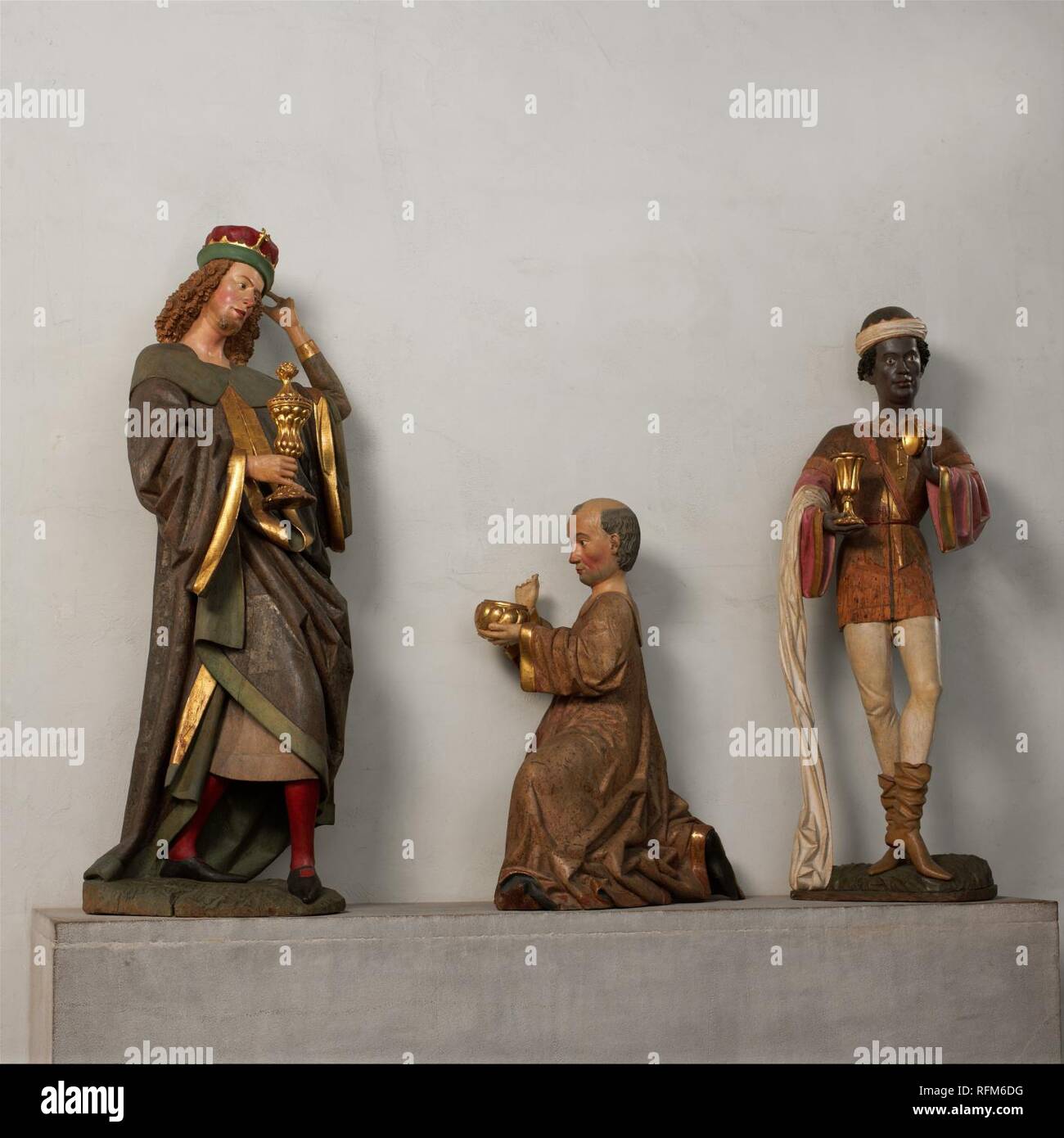 Balthasar of the Three Kings from an Adoration Group MET DP102931 Stock ...