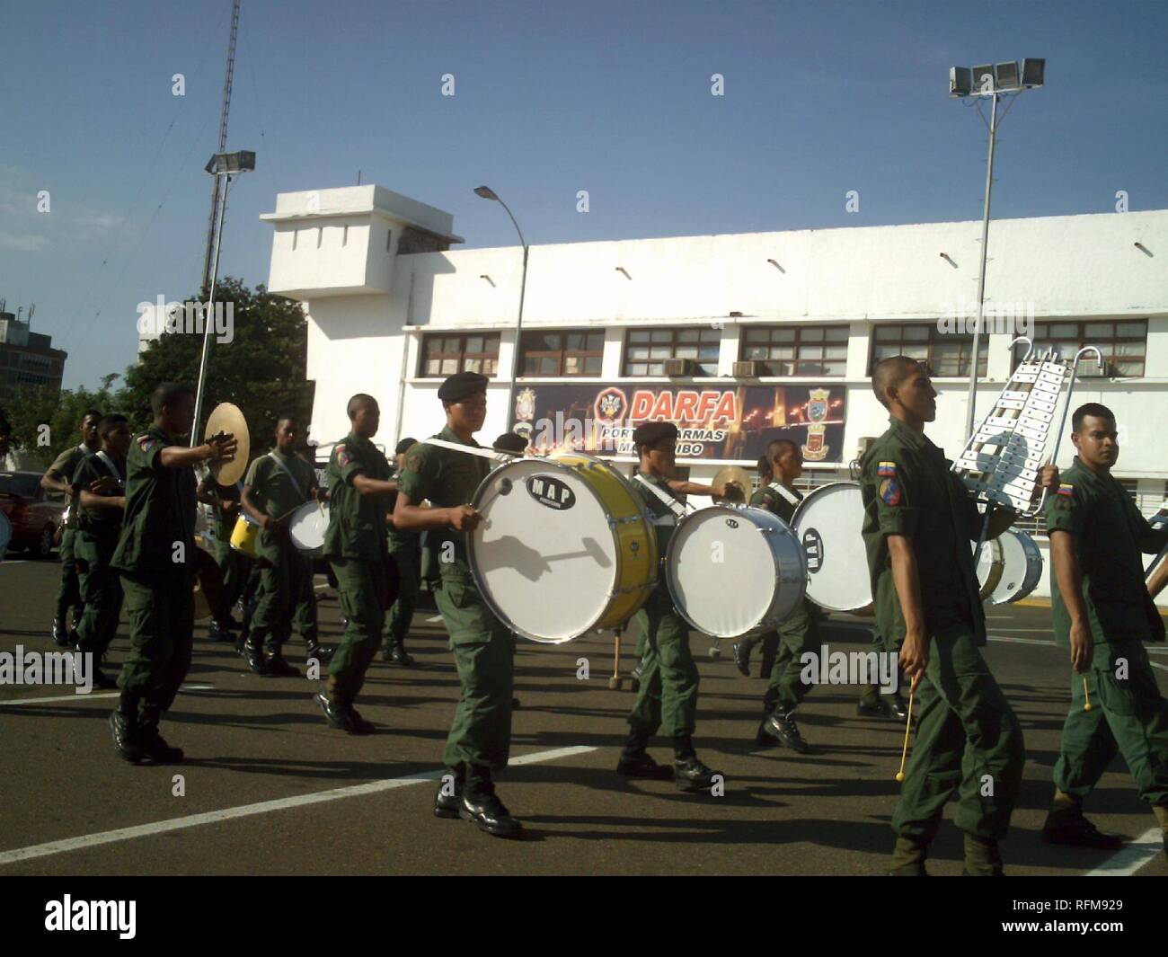 Banda del Cuartel Libertador en Indio Mara Stock Photo - Alamy