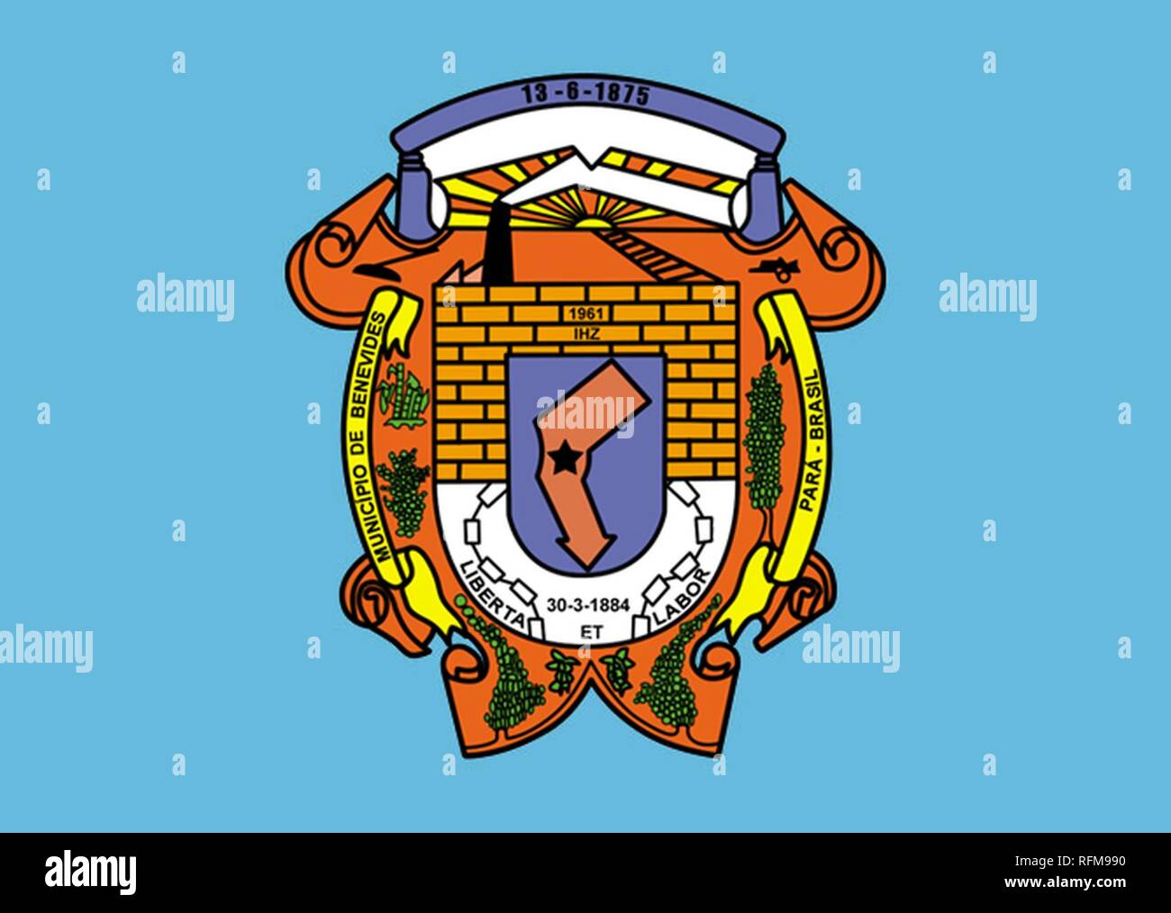 Bandeira de Benevides Stock Photo - Alamy