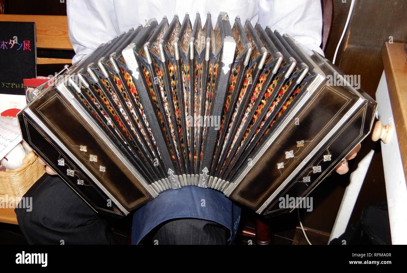 Bandoneon Alfred Arnold center Stock Photo - Alamy